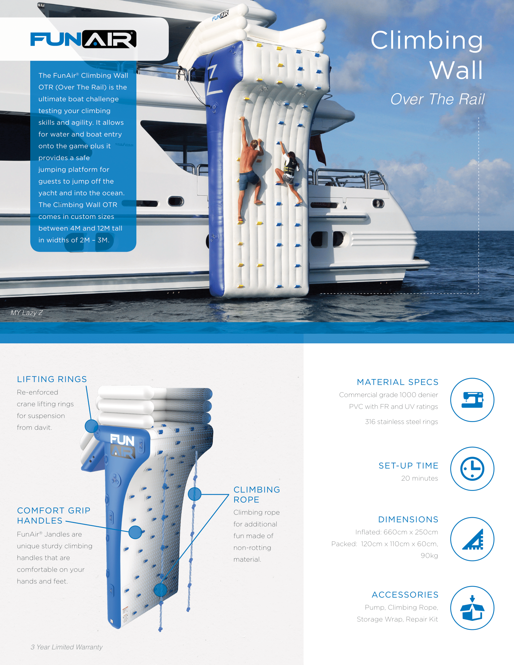 Inflatable Climbing Walls – Aqua Flight