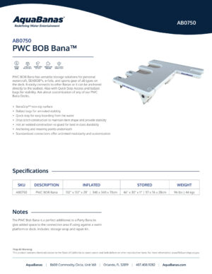 PWC BOB Bana™ – Aqua Flight